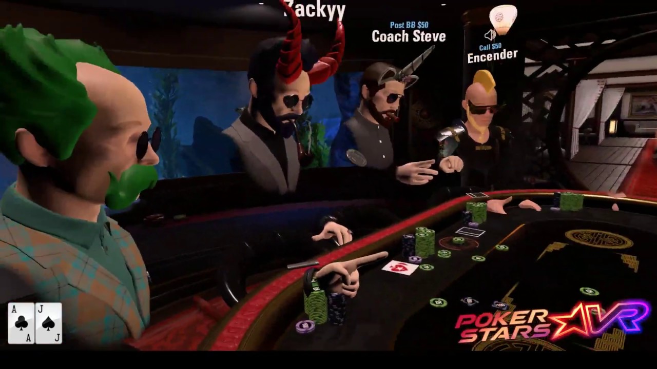 Poker stars VR | Virtual Reality game play: for OCULUS HTC VIVE - YouTube