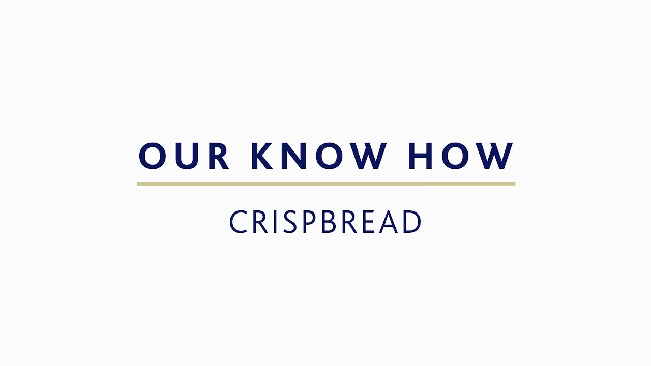 Barilla know-how: how is Barilla crispbread made? - YouTube