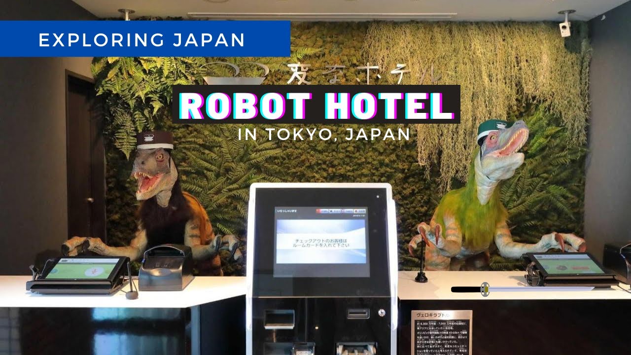 STAYING AT A ROBOT HOTEL IN TOKYO 4K | Henn na hotel Maihama Tokyo Bay ...