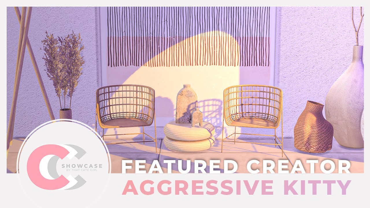 Greek-Inspired Villa // CCC Showcase - Aggressive Kitty // Sims 4 Stop ...