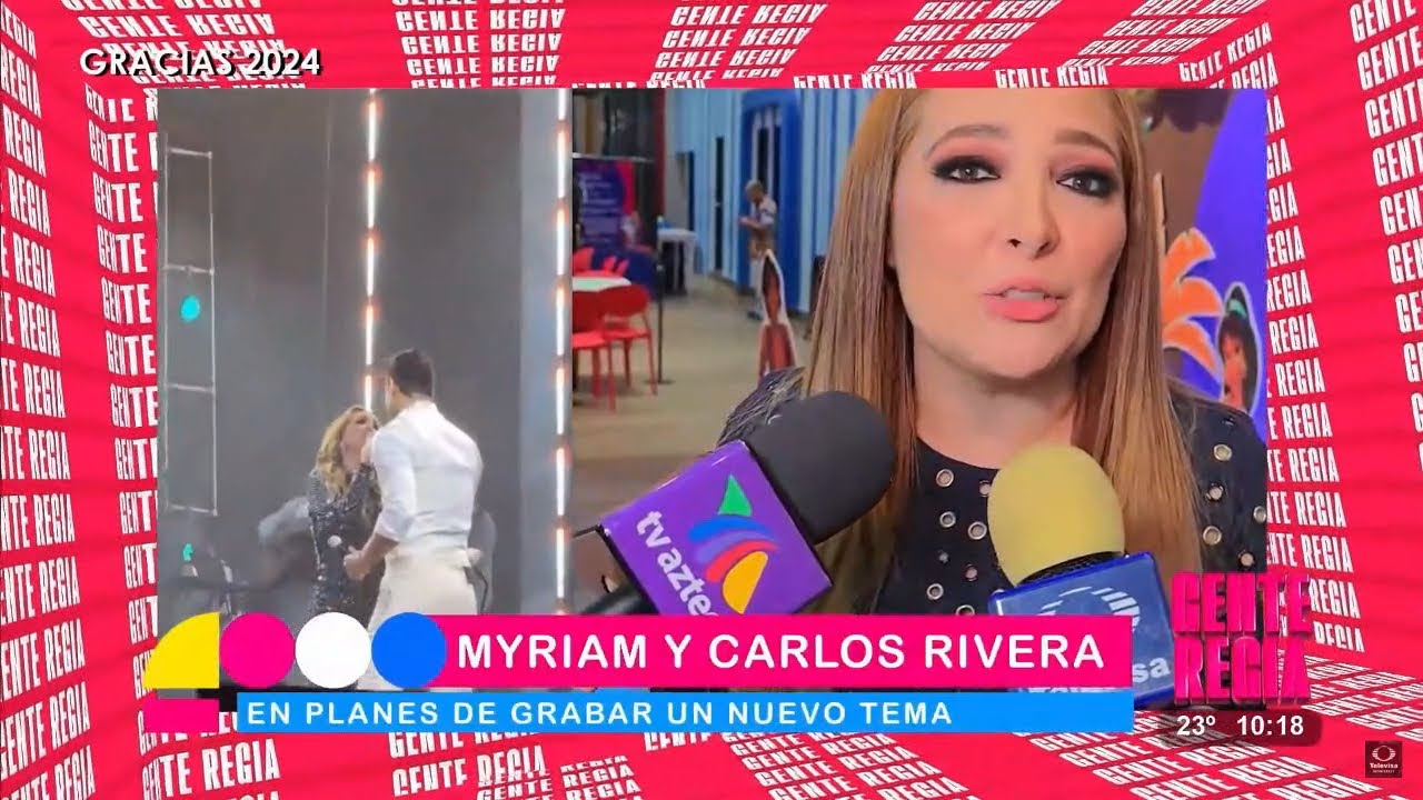 Myriam y Carlos Rivera en planes de grabar un nuevo tema | Gente Regia - YouTube