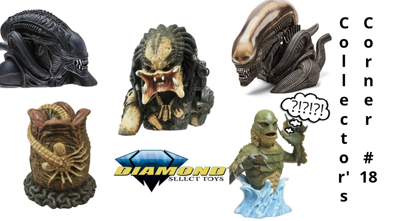 Diamond Select Collectible Banks (Alien(s), Predator and The Creature ...
