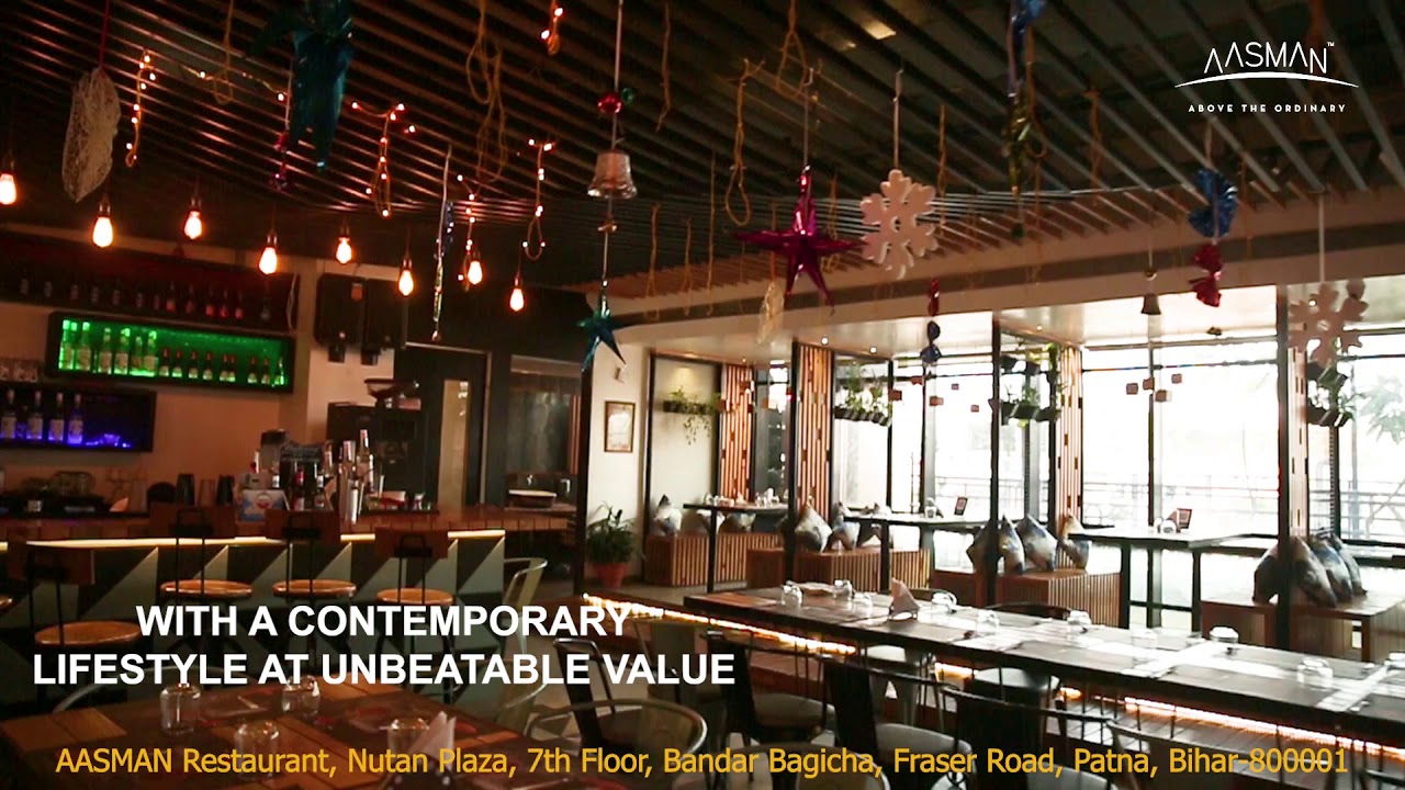 Aasman restaurant |Patna |Nutan plaza |TVC shoot| 9892971297| - YouTube
