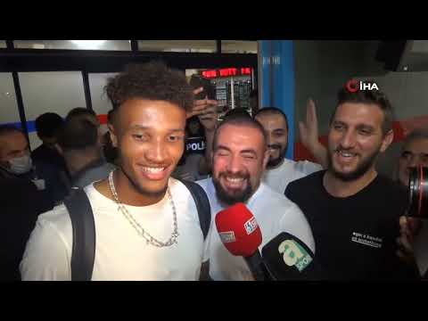 Trabzonspor'un yeni transferi Jean-Philippe Gbamin Trabzon'a geldi