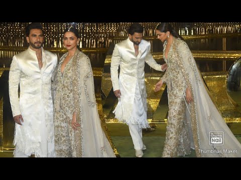 Ranveer Singh & Deepika Padukone arrived at The Great Indian Musical Launch Event 😍🔥📸