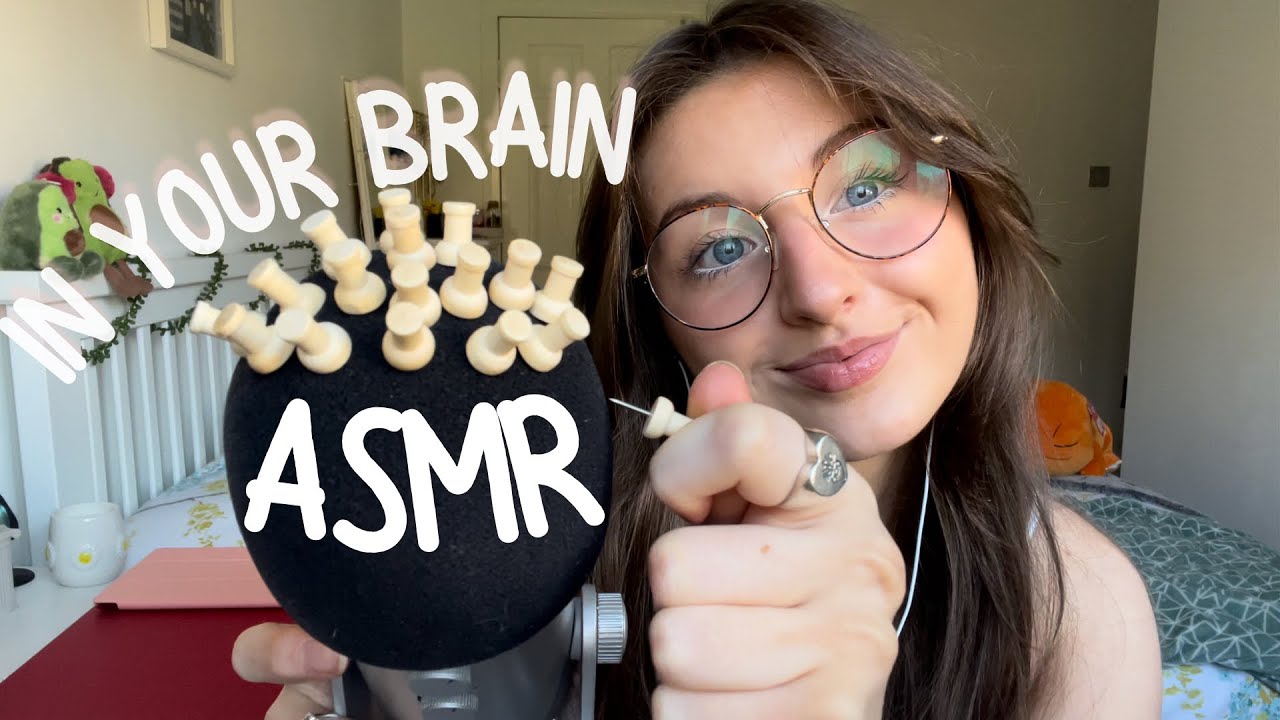 ASMR Intense tingles in your brain🧠 (Soft spoken and whispered mic triggers) - YouTube