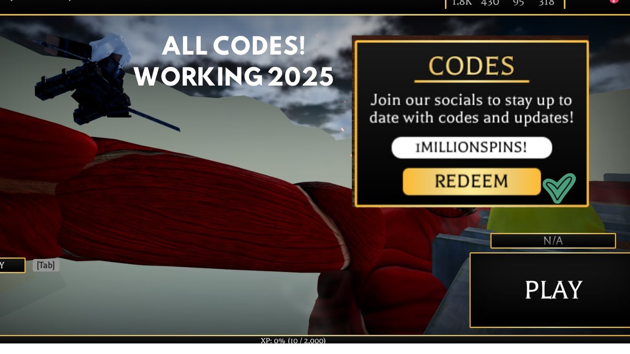 (WATCH NEW VIDEO) ALL WORKING ATTACK ON TITAN REVOLUTION CODES💥 Free ...