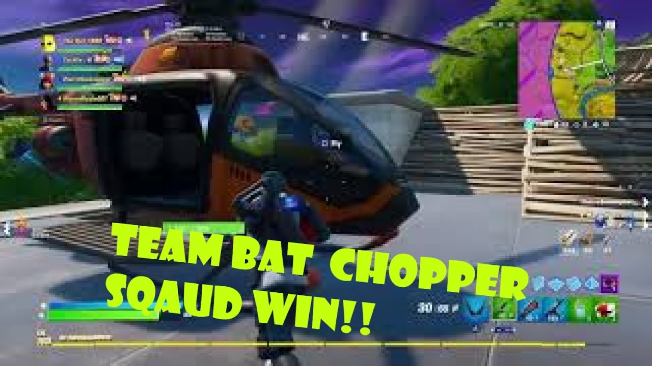 Team Bat Chopper Sqaud Win!! - YouTube
