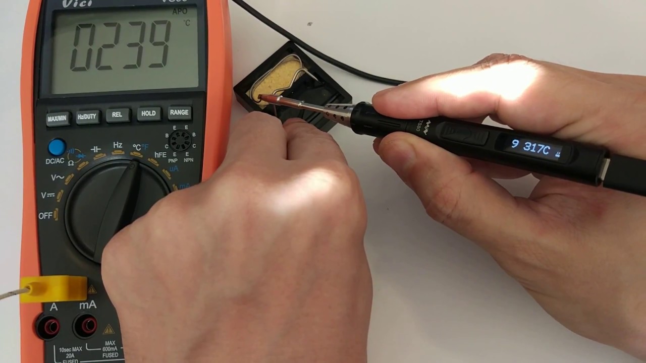 TS80 Soldering Iron with custom firmware - YouTube