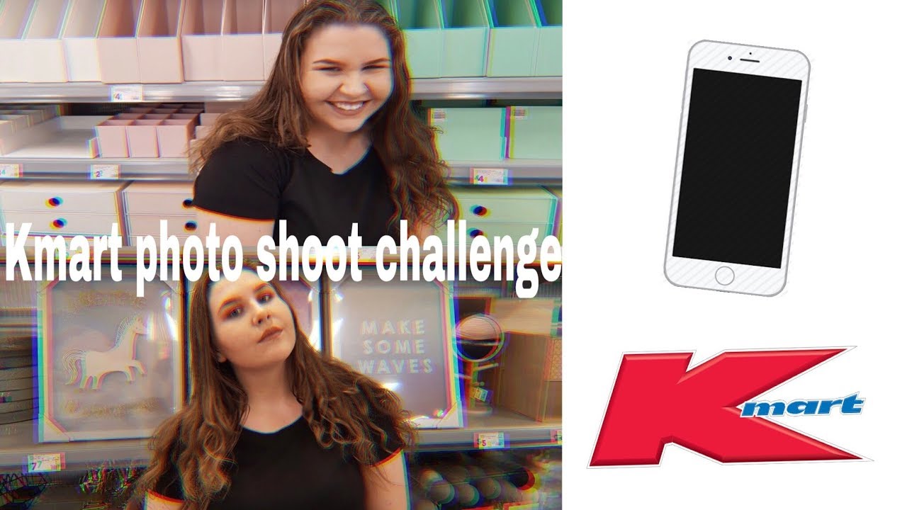 Kmart photoshoot challenge + Vlog - YouTube