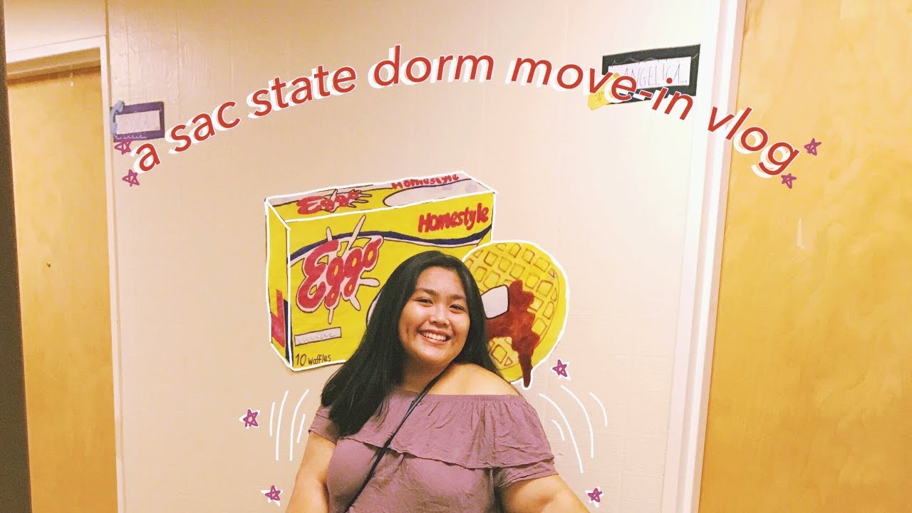 move-in day and first weekend in college 🍃// sac state - YouTube