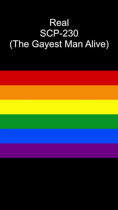 SCP-230 | The Gayest Man Alive (SCP Library) - YouTube