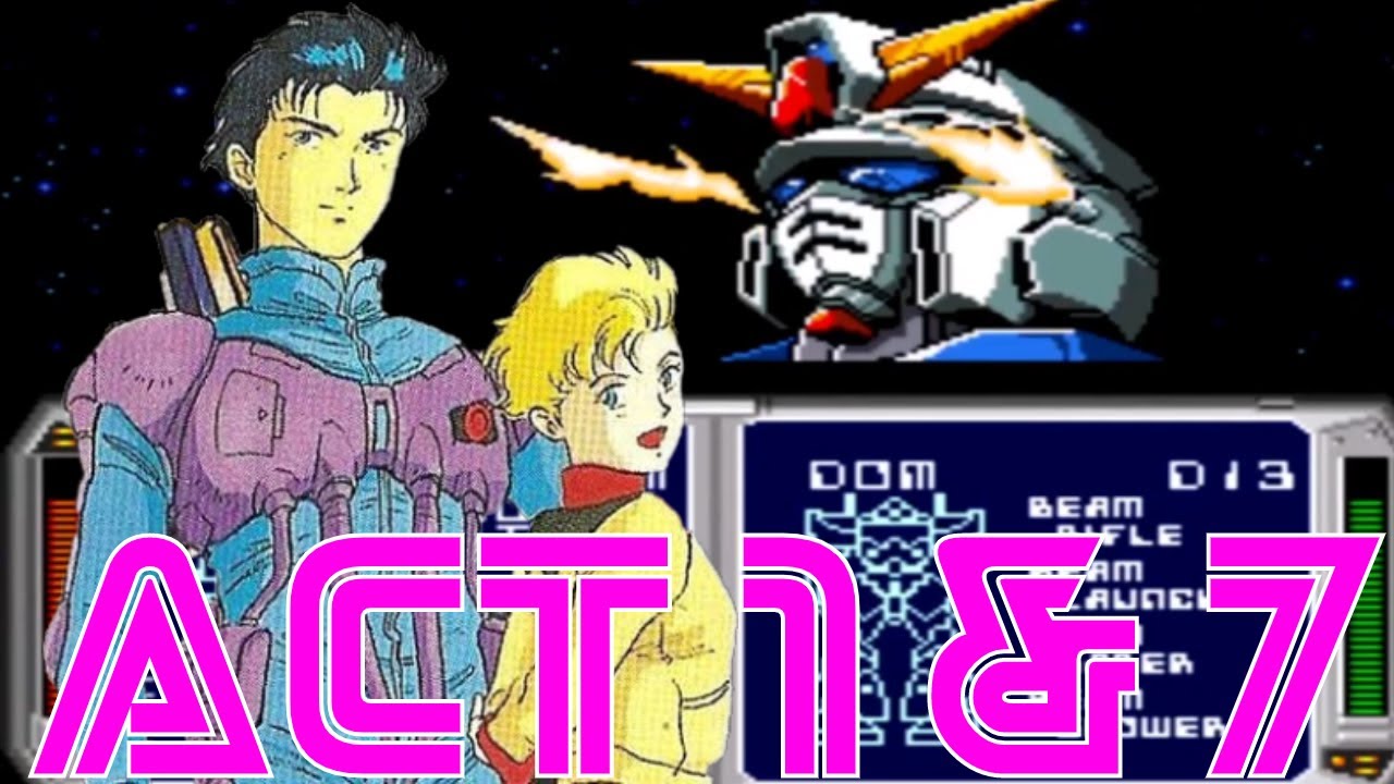 Kidou Senshi Gundam F91: Formula Senki 0122 - Act 1 & 7 (Sega Genesis ...