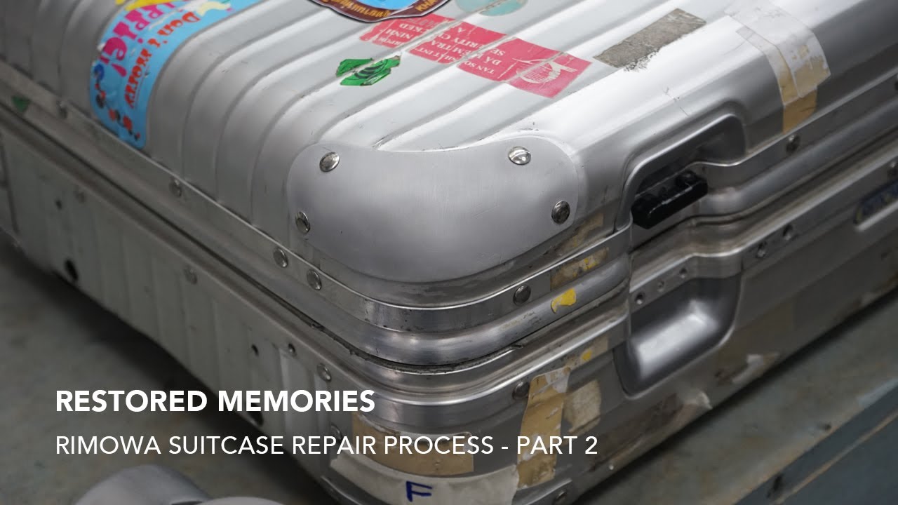 Restored memories ( Rimowa suitcase repair process) - Part 2 - YouTube