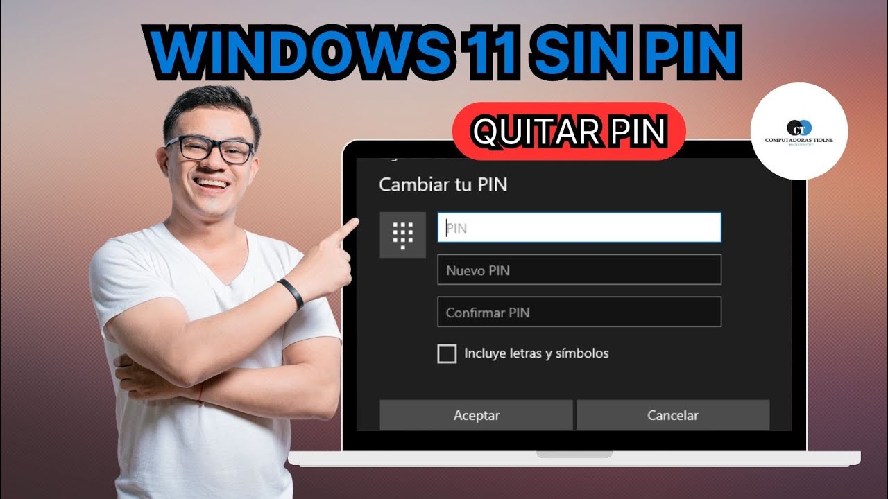 Quitar PIN en Windows 11 y Dejar Contraseña (2024) Despídete del PIN de Inicio de Sesión en ...