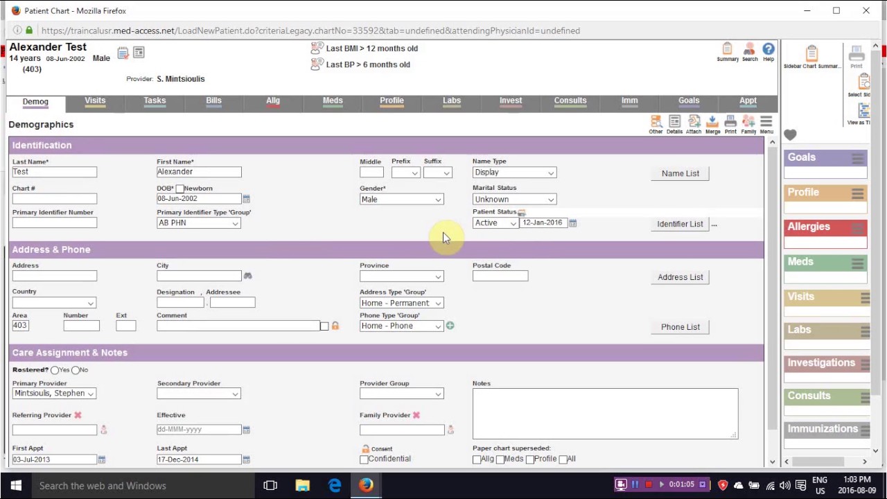 Patient’s Status Configuration in Med Access - YouTube