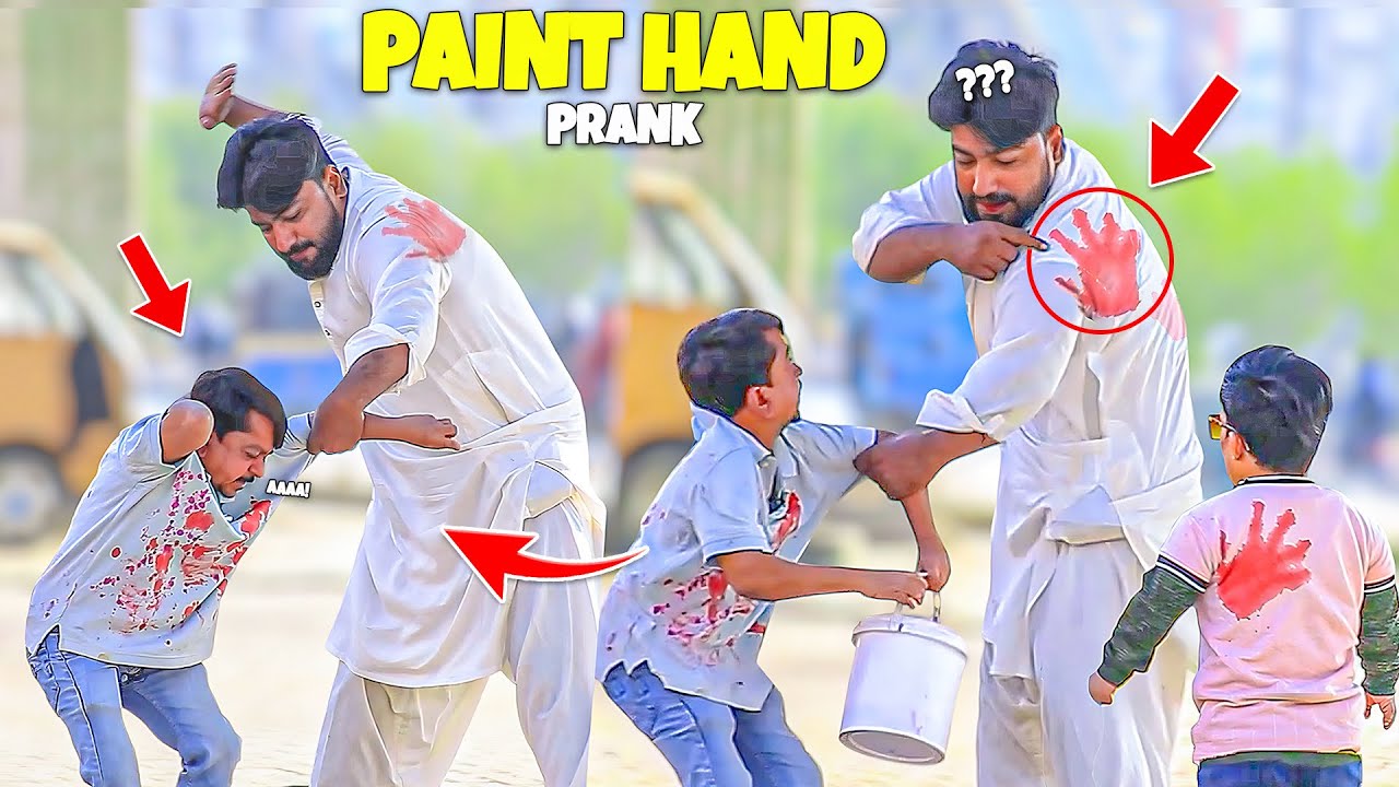 Hand Paint PRANK - | @NewTalentOfficial - YouTube