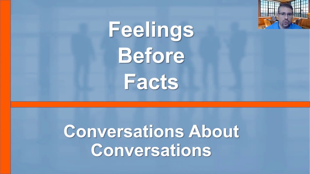 FEELINGS BEFORE FACTS - YouTube