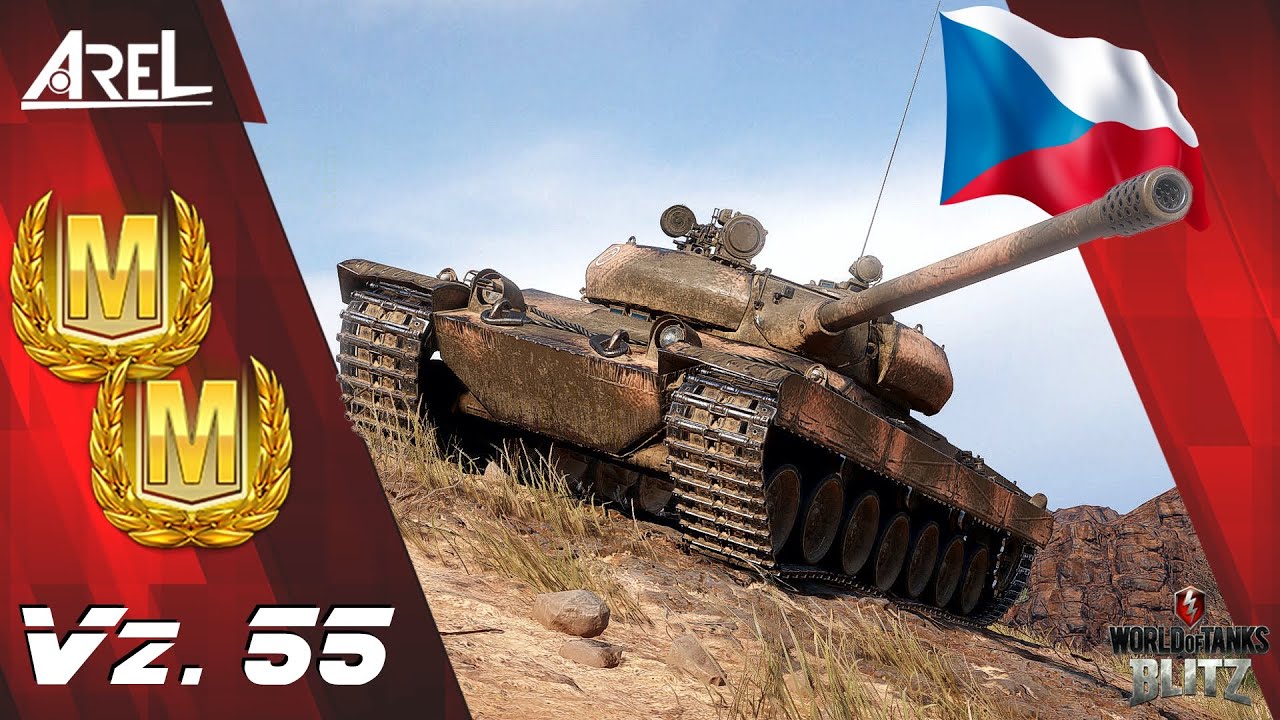 Vz. 55 WoT Blitz - "new dominator?" - first games - YouTube