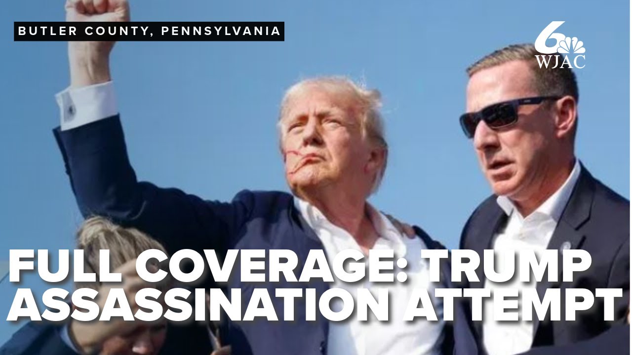 FULL COVERAGE: Trump assassination attempt at Butler County rally - YouTube
