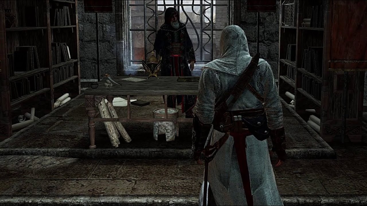 Conversation with Al Mualim - Assassin's Creed - YouTube