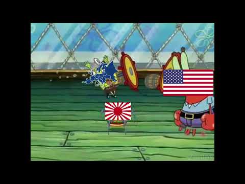 Japan vs The United States SpongeBob Dank WW2 Meme - YouTube