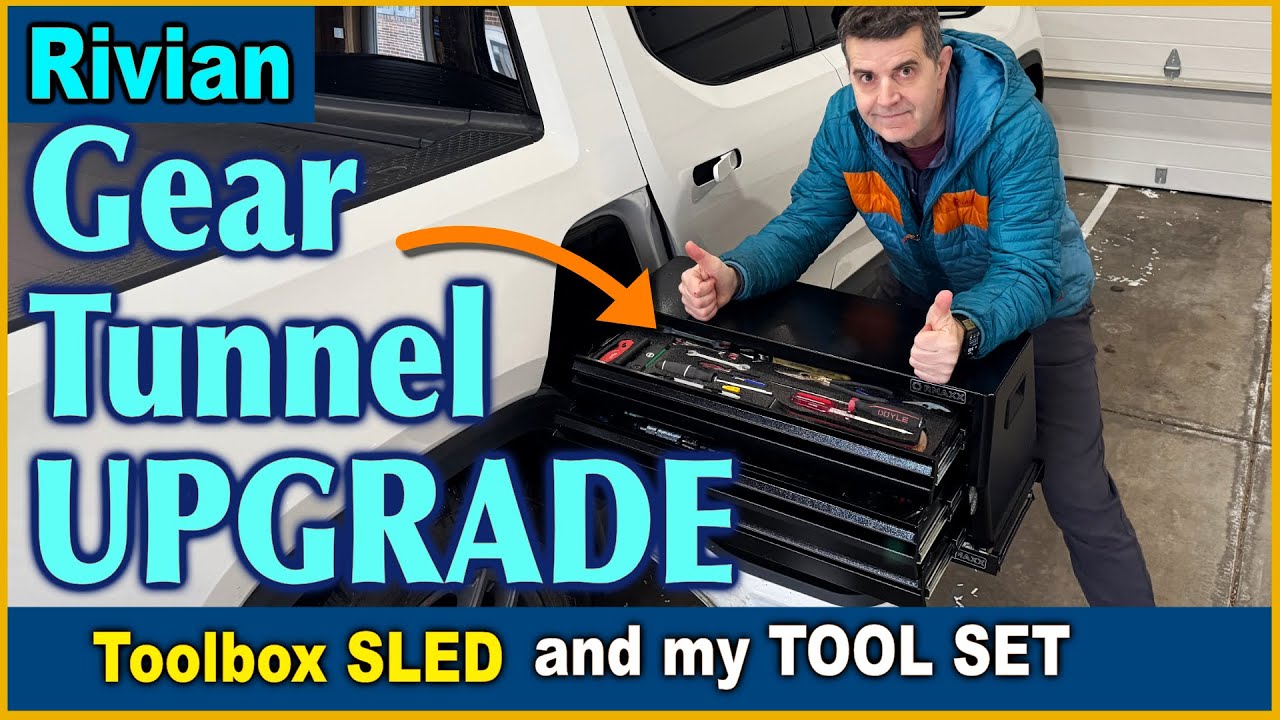 Rivian Gear Tunnel Upgrade - Toolbox and tools! - YouTube