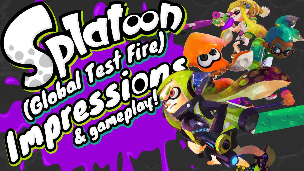 Splatoon Global Test Fire Impressions and Gameplay! - (Nintendo Wii U ...
