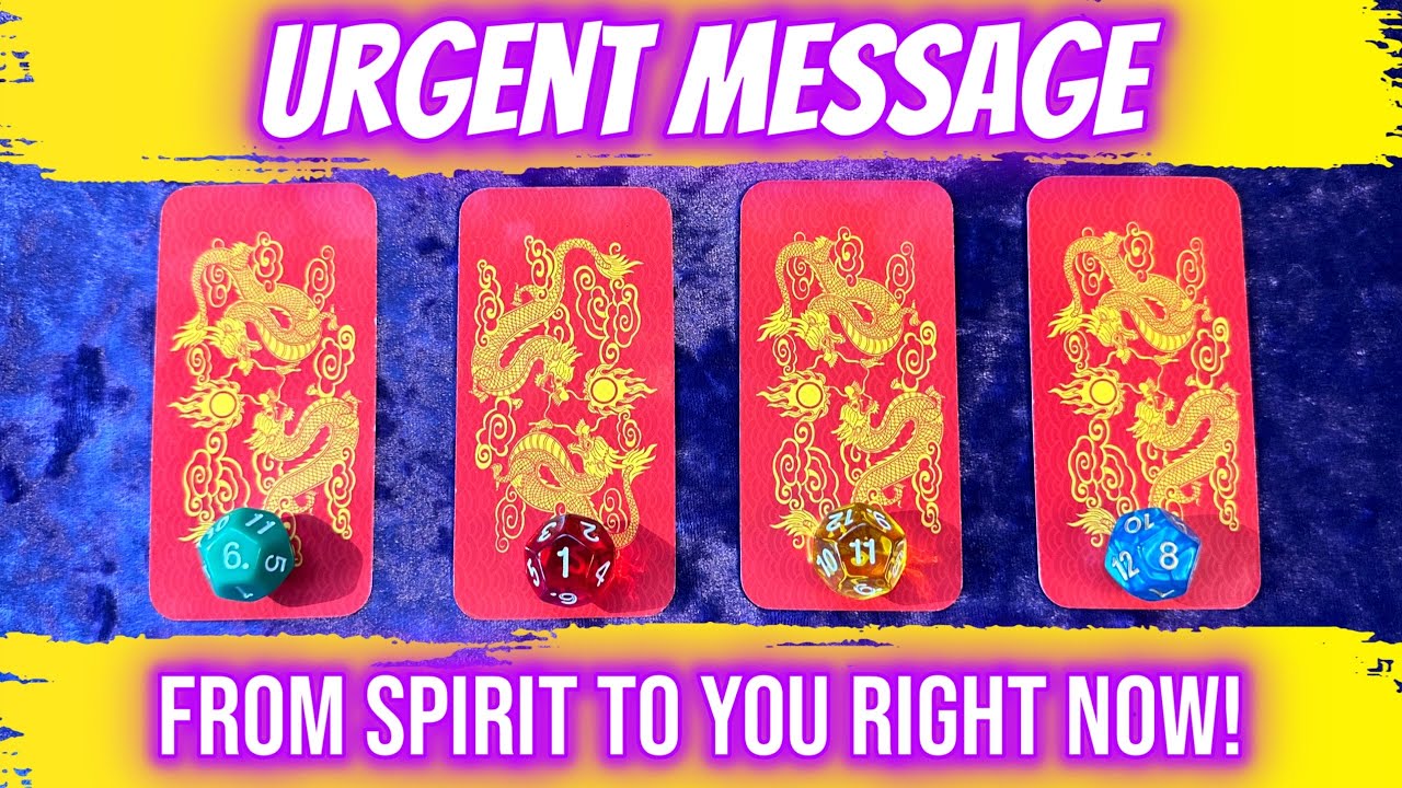 AN URGENT MESSAGE FROM SPIRIT TO YOU RIGHT NOW 🔮 PICK A CARD TAROT READING - YouTube