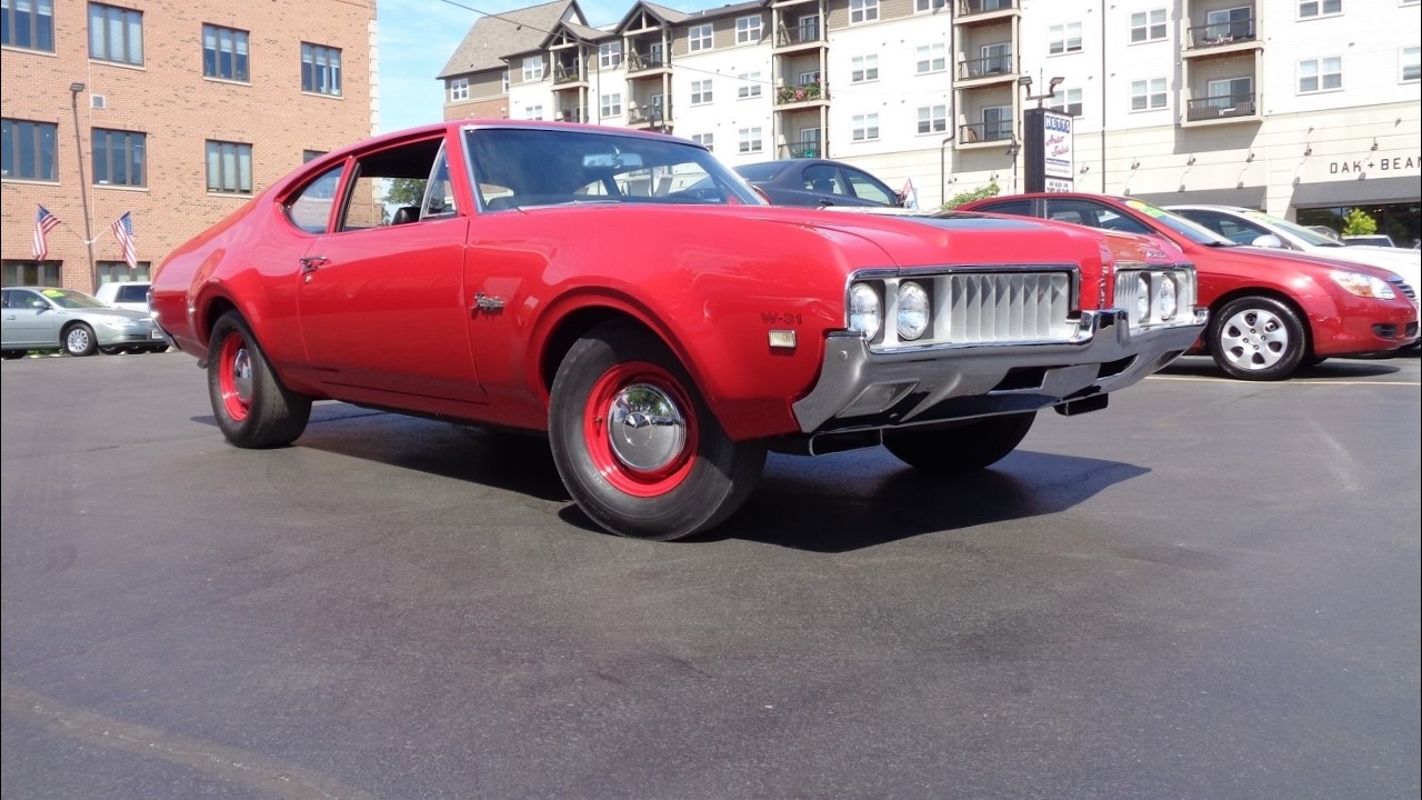 1969 Oldsmobile F85 F Eighty Five 350 W31 W-31 4 Speed in Red & Ride My ...