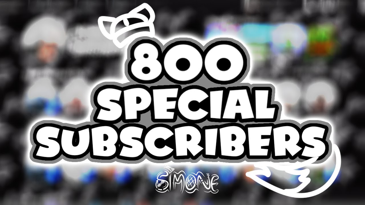 800 Special Subscribers (Thank you!!) 🏁 - YouTube