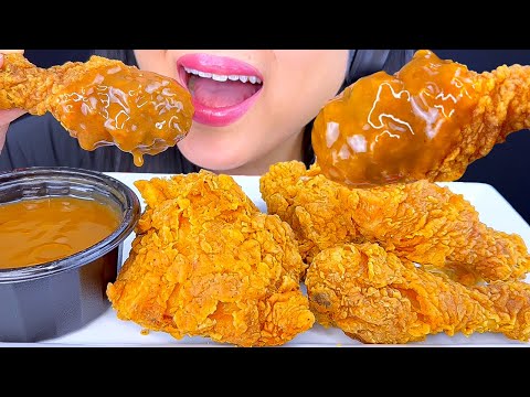 ASMR KFC FRIED CHICKEN & GRAVY (CRUNCHY EATING SOUNDS) ASMR Phan