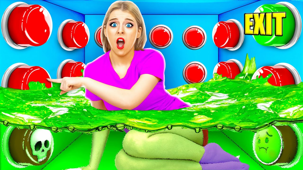 1000 Mystery Buttons Challenge #3 | Only 1 Lets You Escape by Multi DO ...
