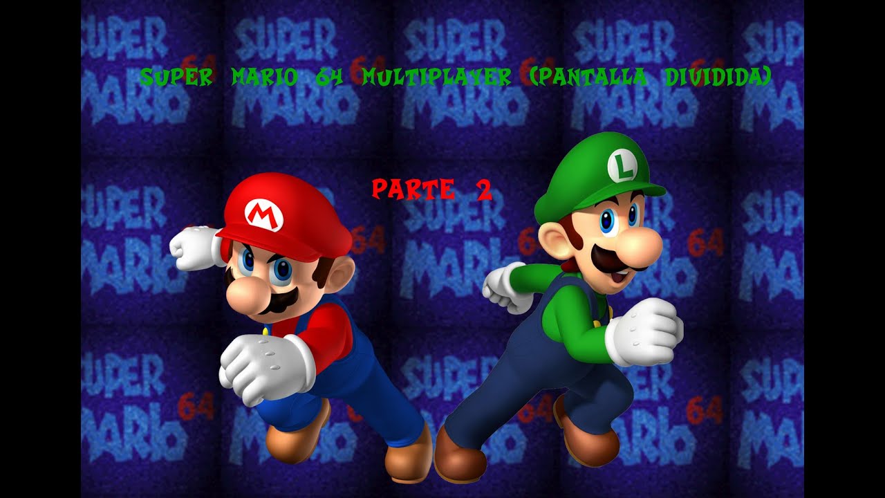 Mario 64 multiplayer pantalla dividida (parte 2) - YouTube