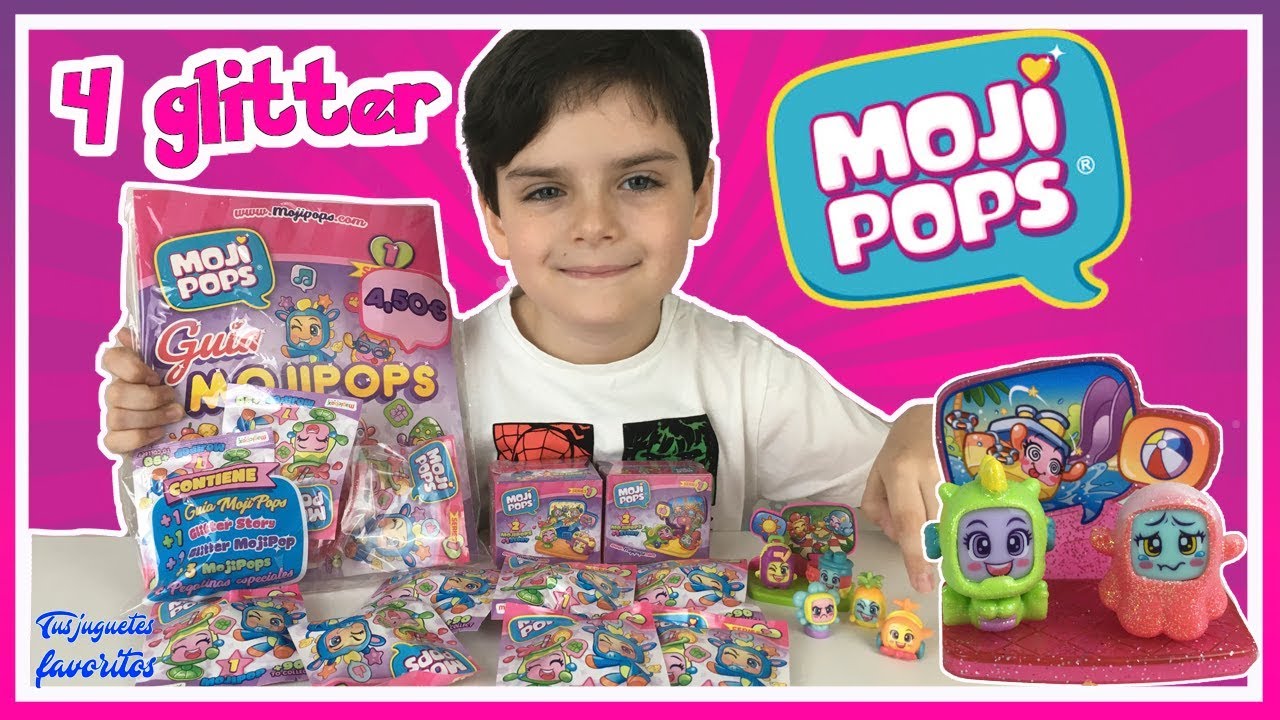 PACK MOJIPOPS 4 GLITTER ULTRA RARE | MOJI POPS SERIES 1 | TUS JUGUETES ...