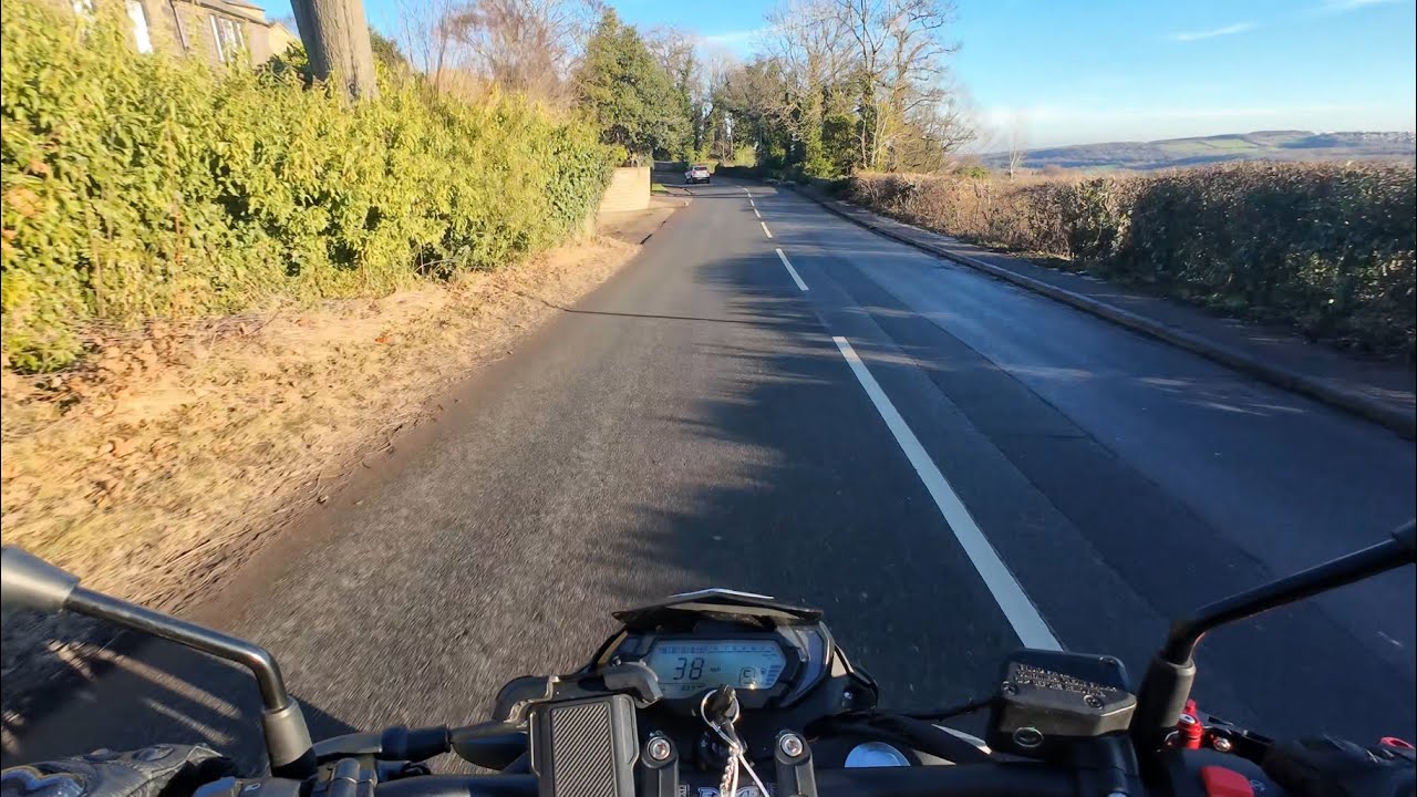 picking up my motorcycle + chill ride home from work - YouTube