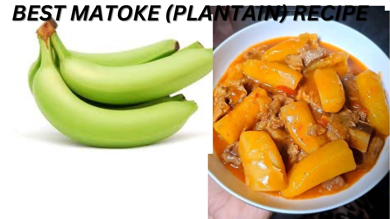 This is how I made my Matoke (Plantain) Recipe and the results were ...