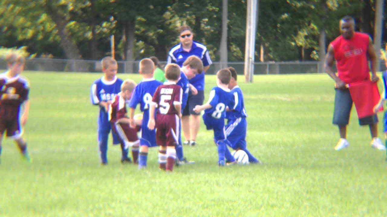 Maple Shade travel soccer 8u on Sept 7, 2014 - YouTube