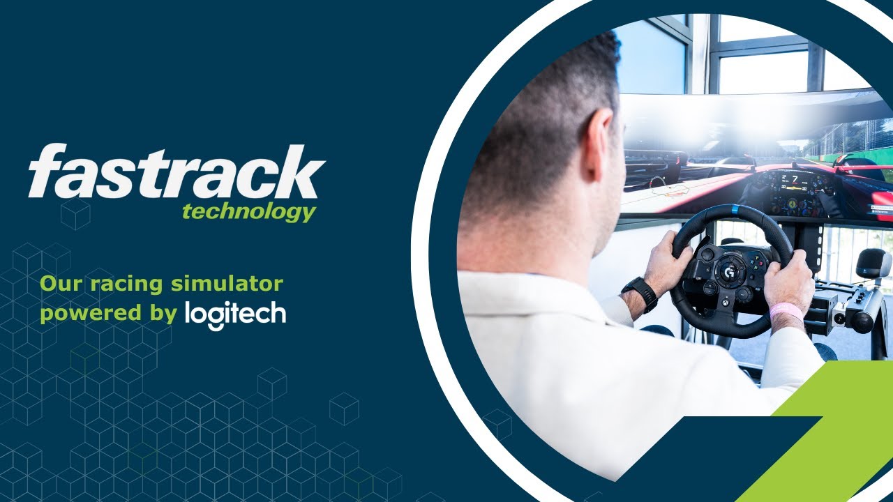 The Fastrack Technology Racing Simulator - Powered by Logitech - YouTube