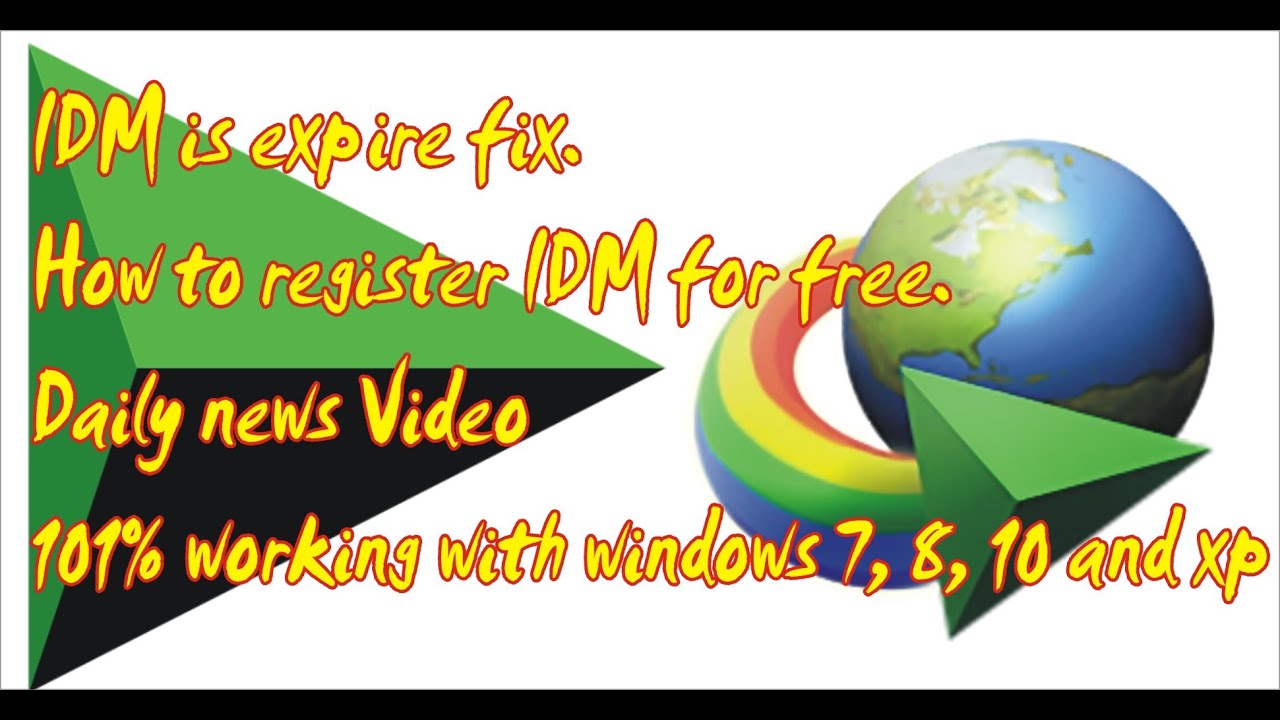 How To Register IDM for free windows 7, xp and all OS 2016 Trick |101% ...