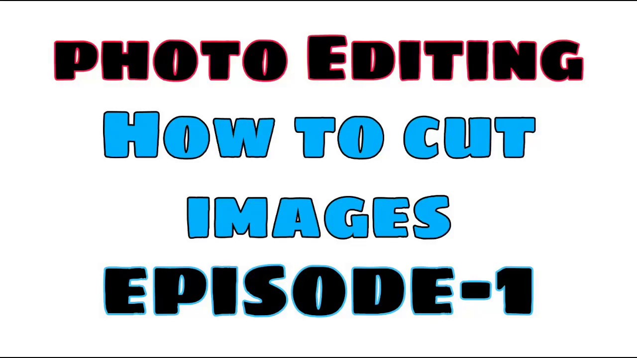 How to cut images in PicsArt - YouTube