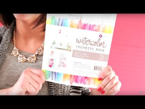 Prima Watercolor Coloring Book - YouTube