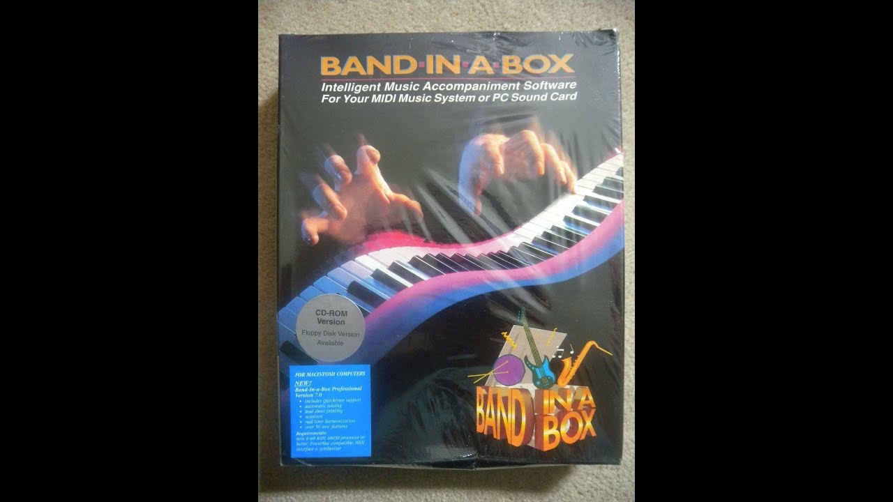 A Look At - Band In A Box for Windows 95 - YouTube