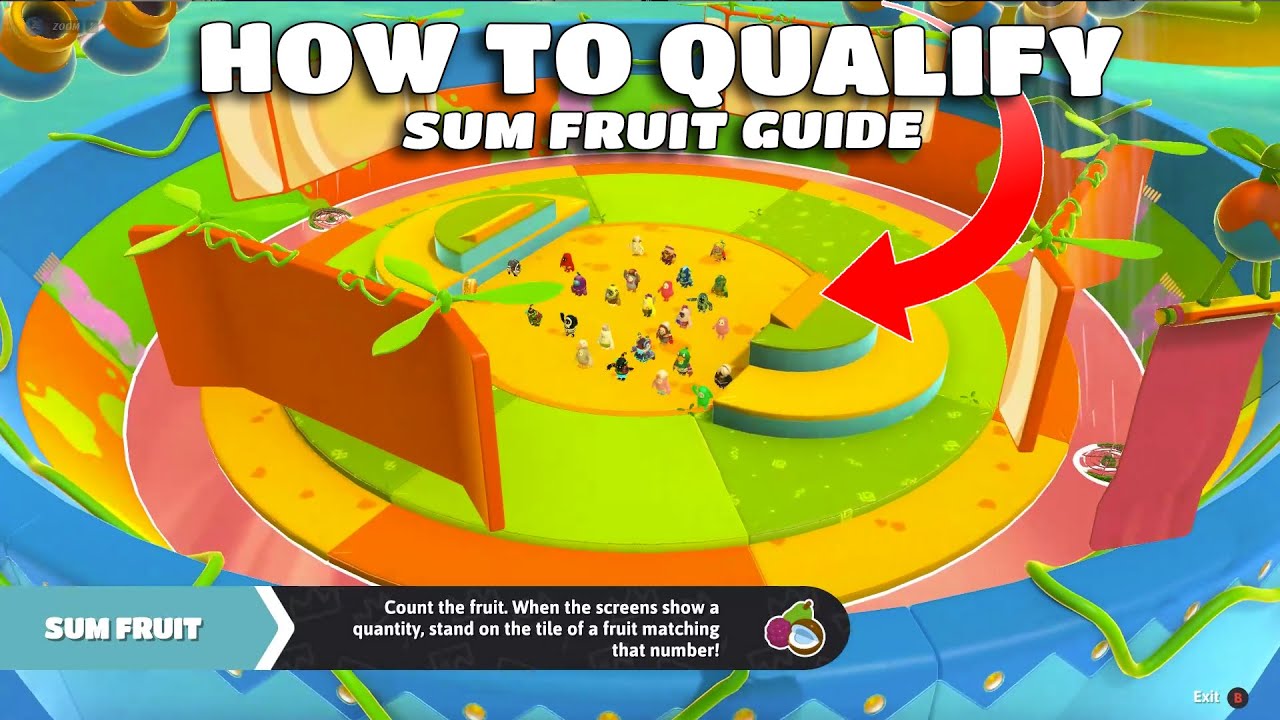 HOW TO QUALIFY SUM FRUIT - NEW ROUND - SEASON 5.1 UPDATE - FALL GUYS ...