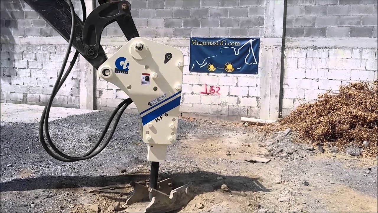 MARTILLO HIDRAULICO KENT KF6 TLB, Serie: F6-11255 - YouTube