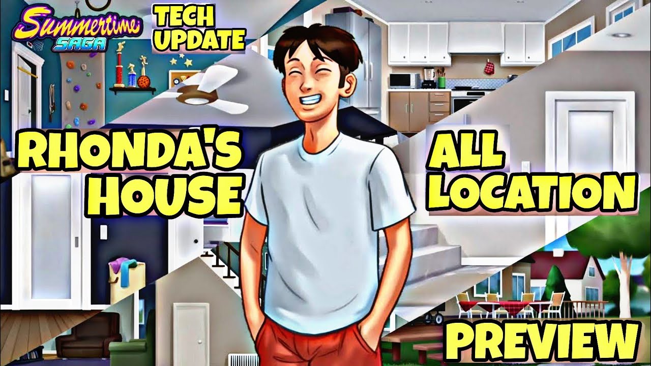NEW RHONDA'S HOUSE ALL LOCATION AND NEW UPDATE!- Summertime Saga Tech ...