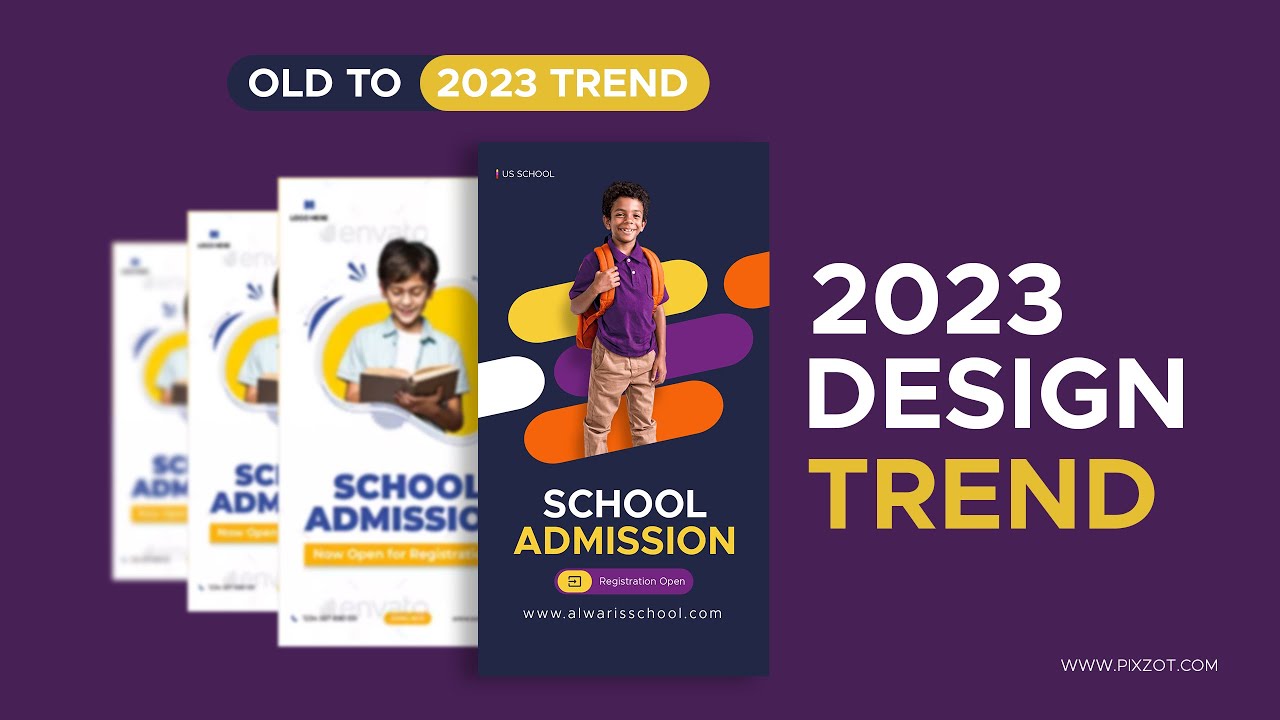 Social Media Post Design using 2023 Trend - MASTERCLASS | Photoshop CC ...
