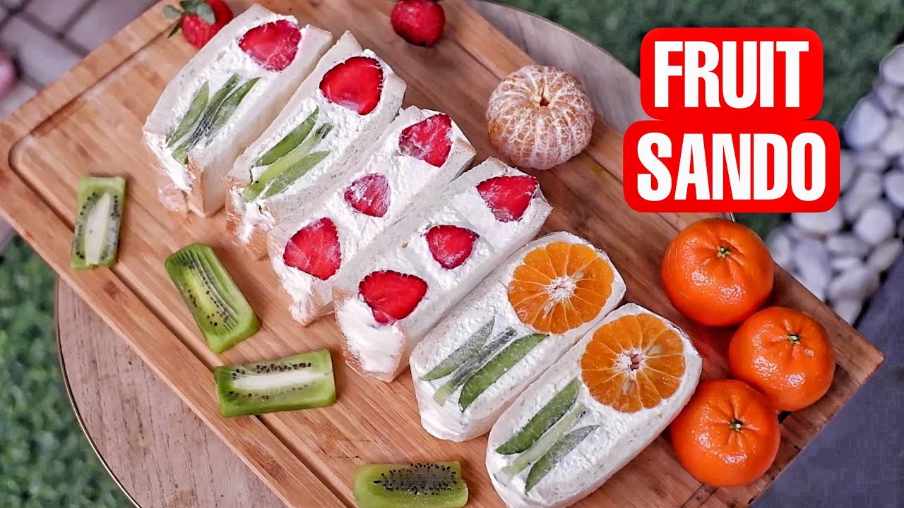 Fruit Sando フルーツサンド (Japanese Fruit Sandwich) Sandwich Buah VIRAL ASAL JEPANG SANDIWCH MANIS ...
