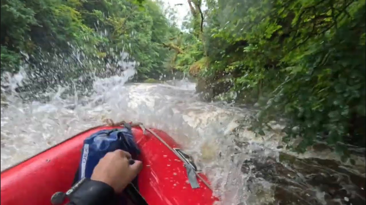 Rafting the Lower Tryweryn - Centre to Bala Falls- full video uncut ...