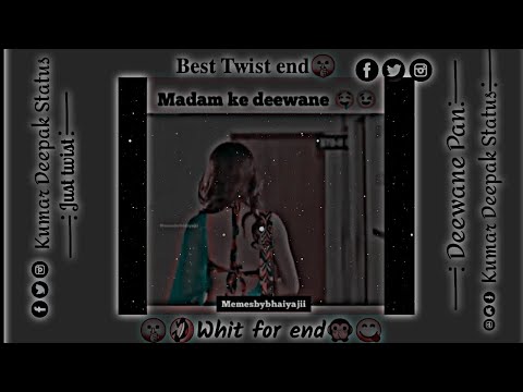 Madam Ke deewane 💓||Love status memes||facebook typing status||Taxt status video#facebooktextstatus